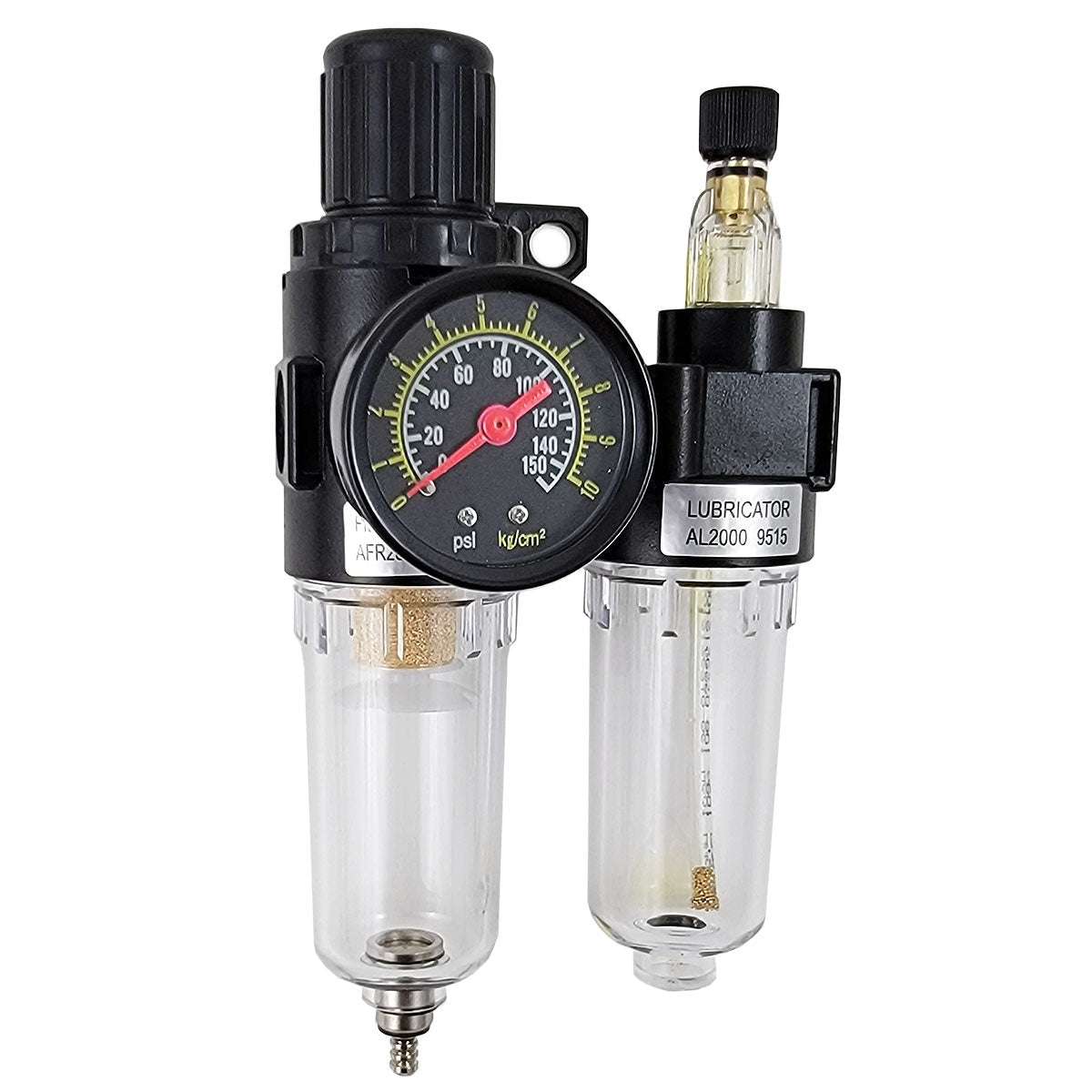 Macnaught M3 Filter Regulator and Gauge with Lubricator PN# ARL-25