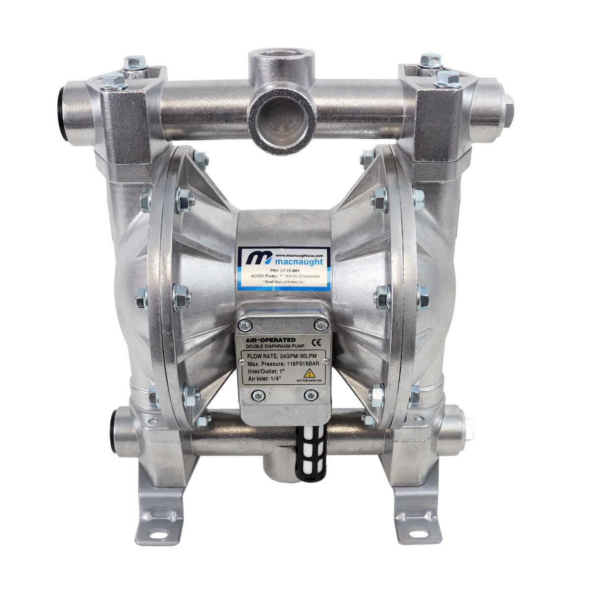 M3 Air Operated 1 Inch Double Diaphragm Pump | Macnaught