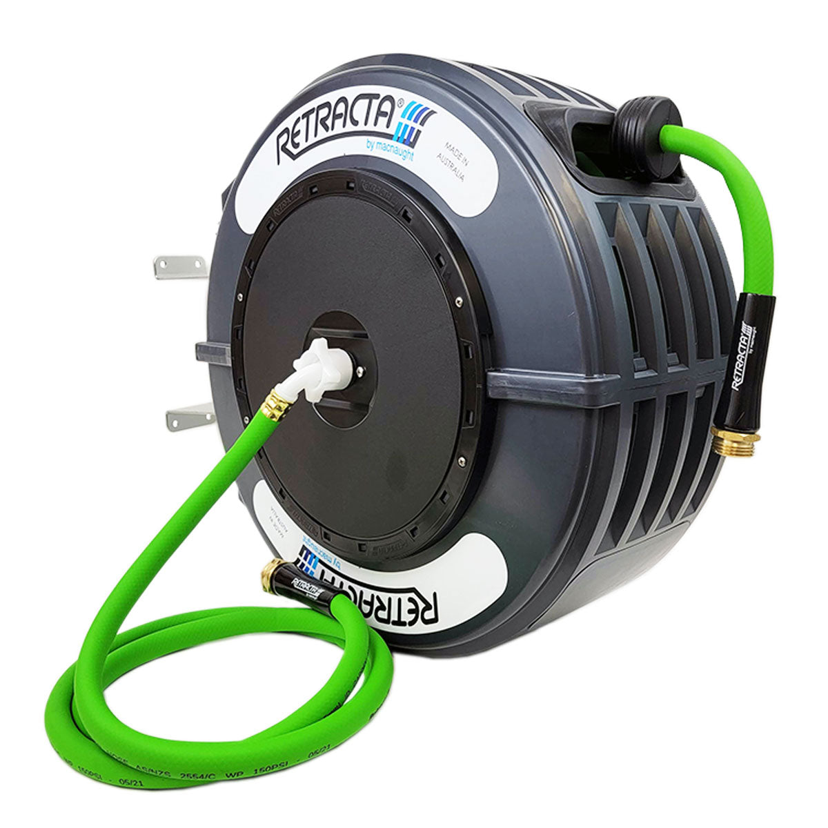 Retractable 60 Ft. Garden Hose Reel | Self Winding Hose Reel